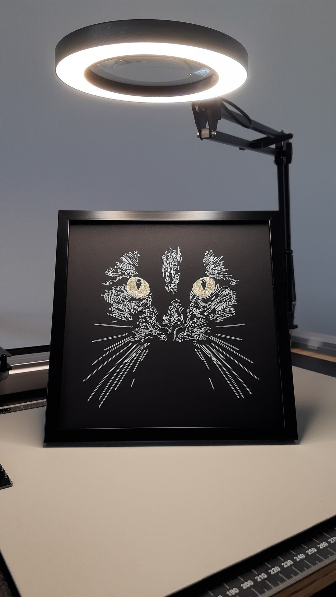 Plotter Print black Cat - Etsy