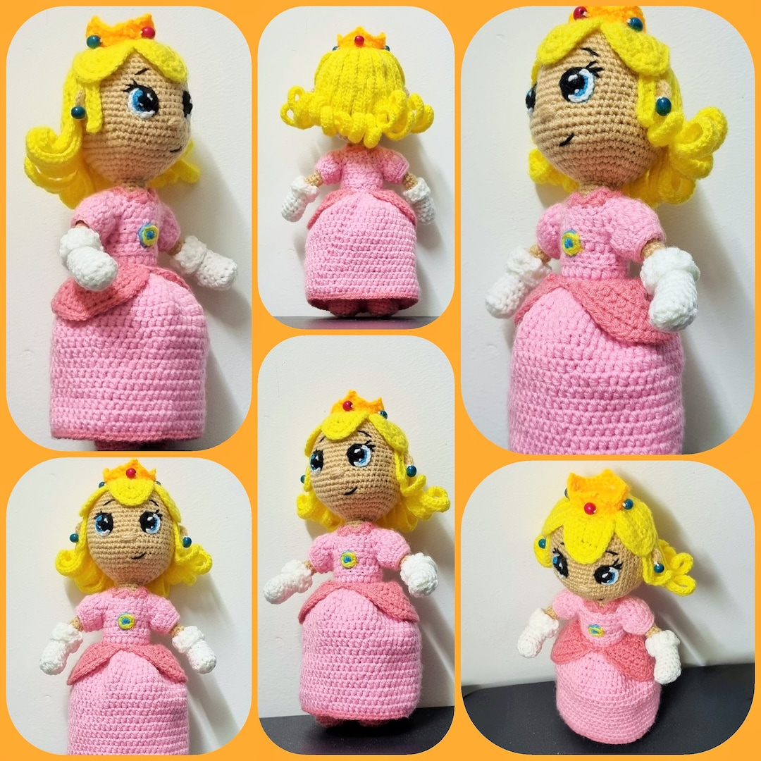 Adorable Handmade Doll Princess Peach Inspired Perfect - Etsy