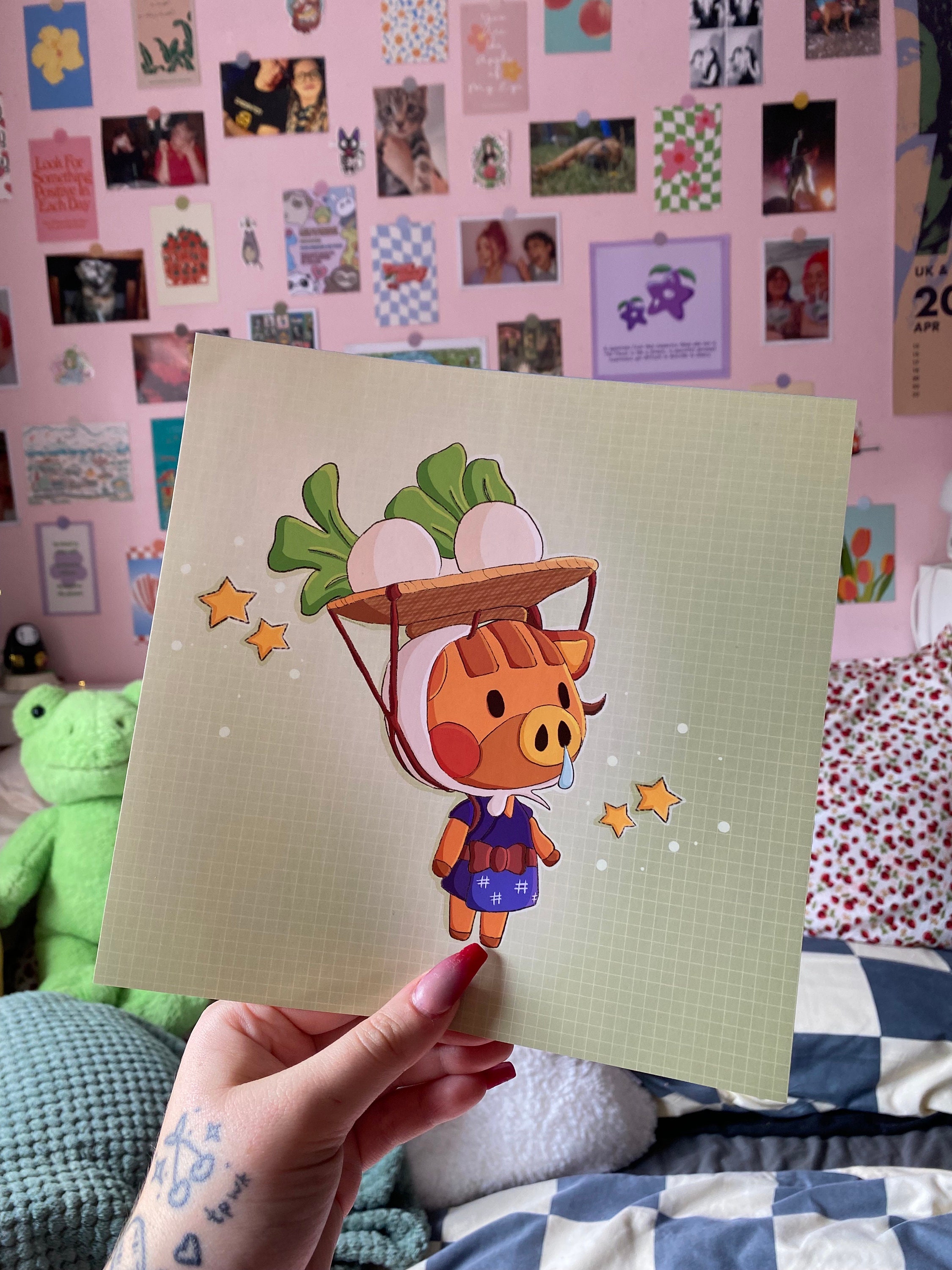 Daisy Mae ACNH Npc Art Print Animal Crossing New Horizons - Etsy