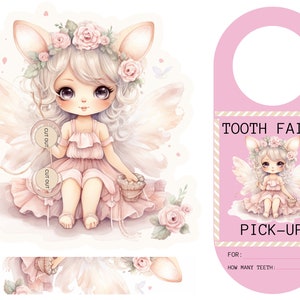 Tooth Fairy Bundle Set Bundle 31 Pieces Envelope Receipt Bookmarks ...
