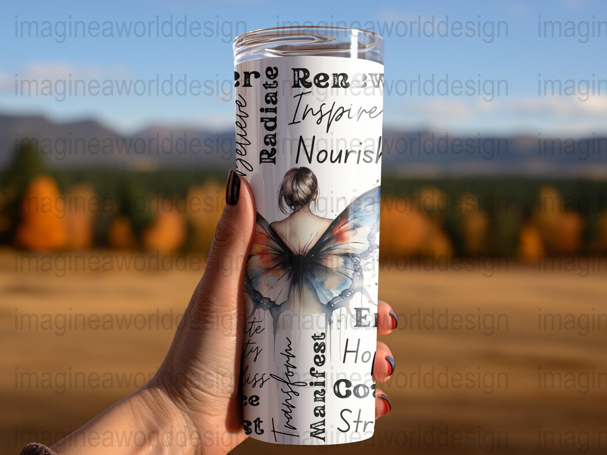 Motivational Inspirational Tumbler Wrap Gift for Her Positive - Etsy