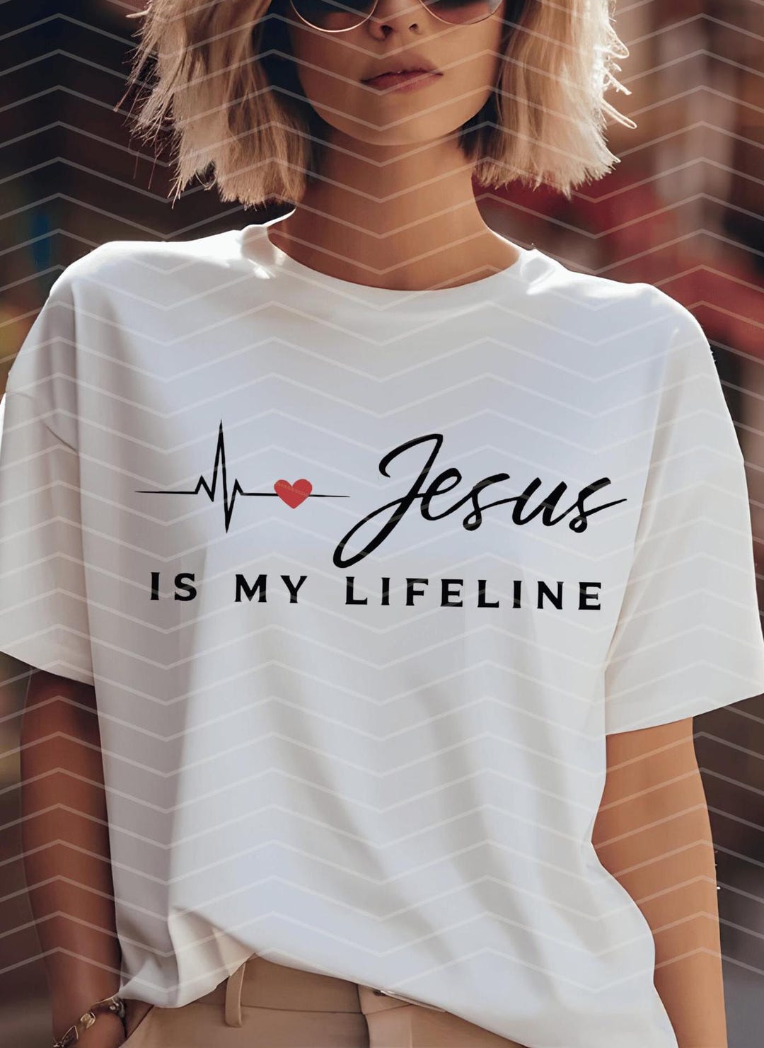 Jesus is My Lifeline PNG: Christian Faith Design (digital Download) - Etsy
