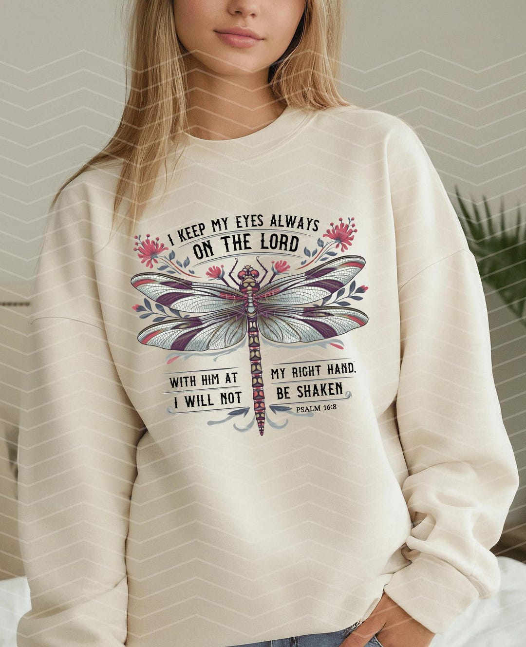 Christian Bible Verse Dragonfly PNG: Religious Sublimation Design ...