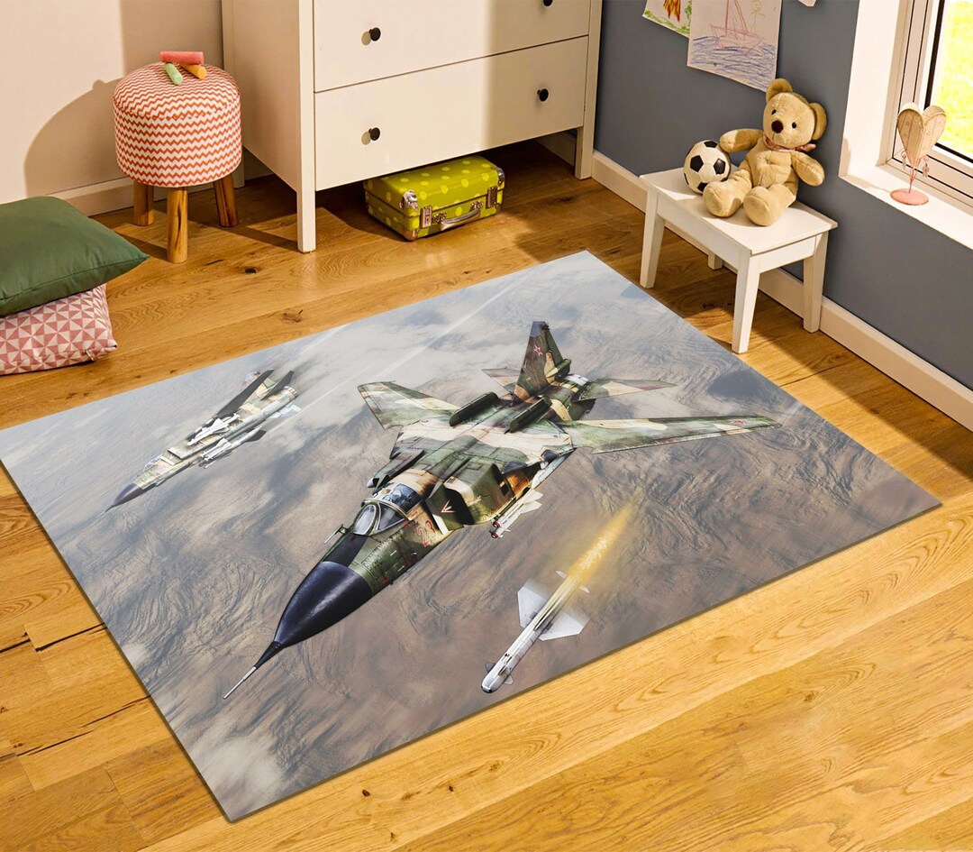 F-15 Rug, Jet Fighter Rug, Plane Rug, War Plane Rug,area Rug,room Rug ...