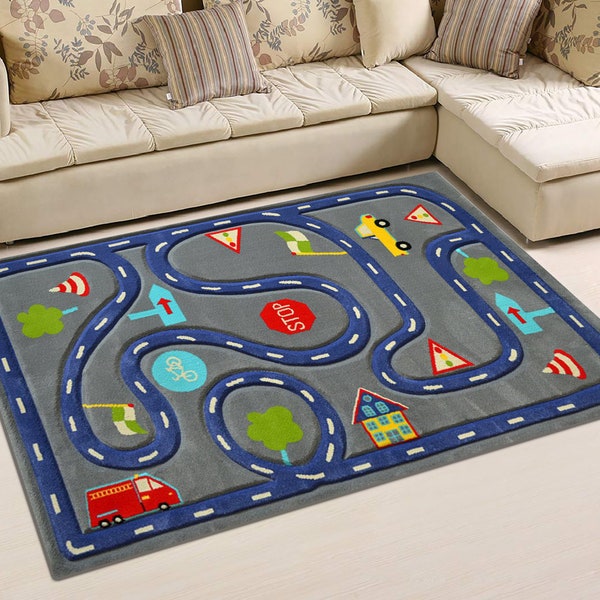 Race Track Rug - Etsy