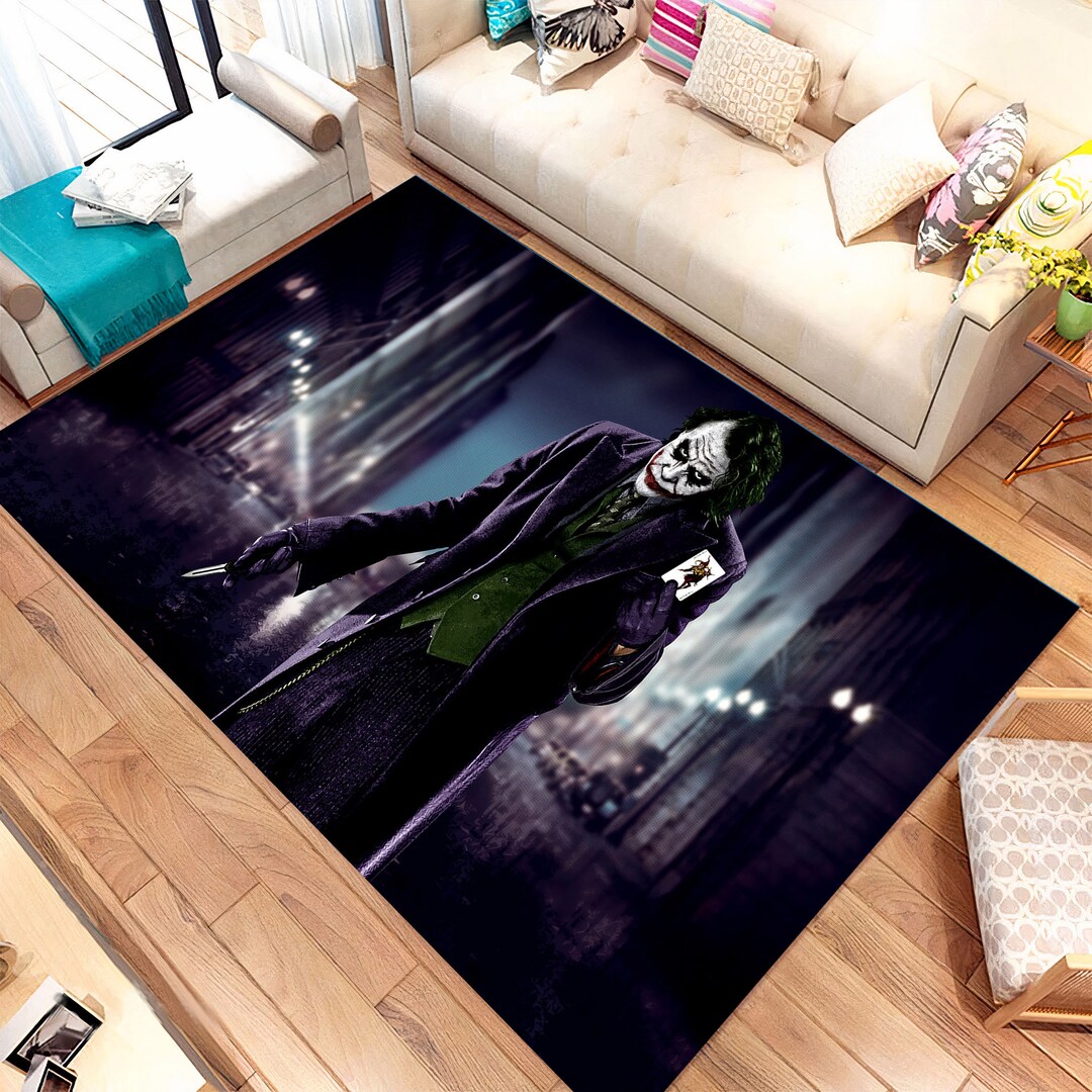 Joker Rug, Joker, Home Decoration, Area Rug, Gift for Him, Boy Room ...