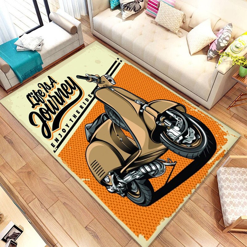 Motor Rugmotorcycle Rugfan Rugclassic Rugmotorcycle Rider - Etsy