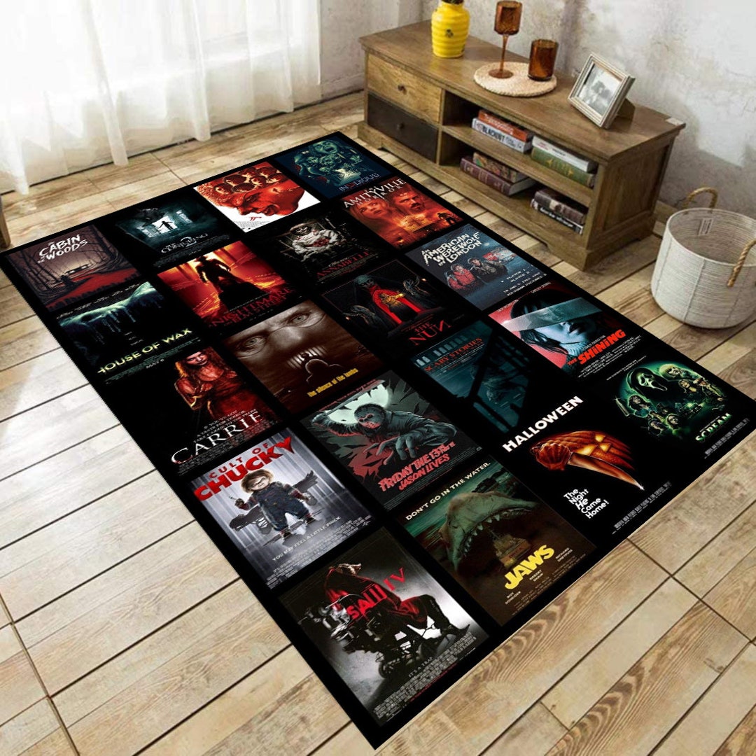 Horror Movie Rug,halloween Rug,harror Rug,movie Rug,characters Rug ...
