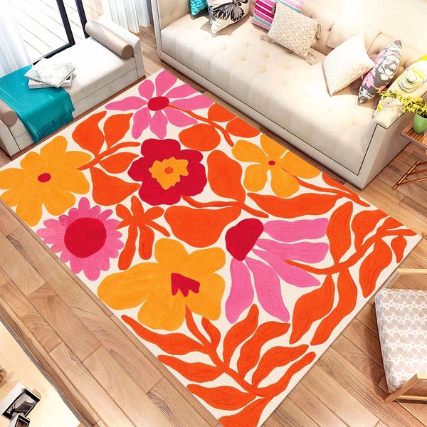 Flower Rug - Etsy