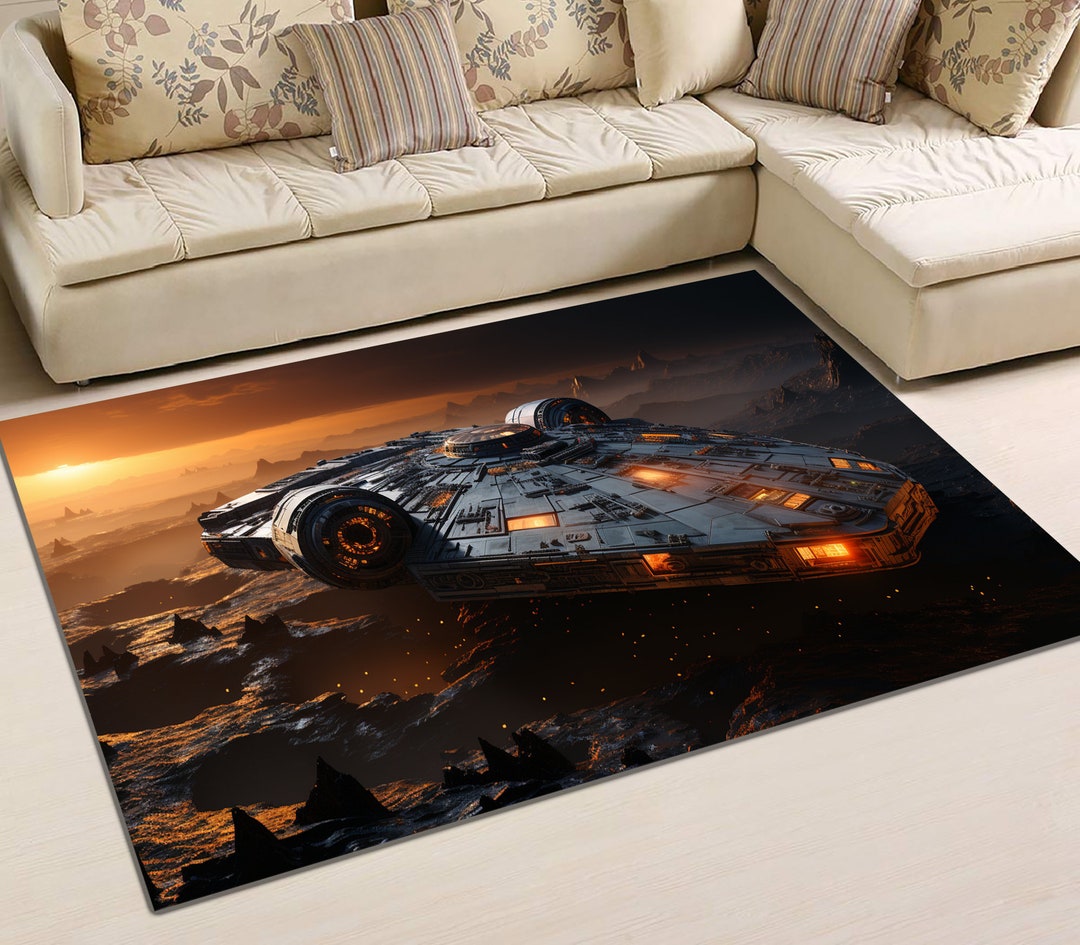 Starwars Rug, Boys Girls Room Rug, Kids Room Decor, Star Wars Rug, Home ...
