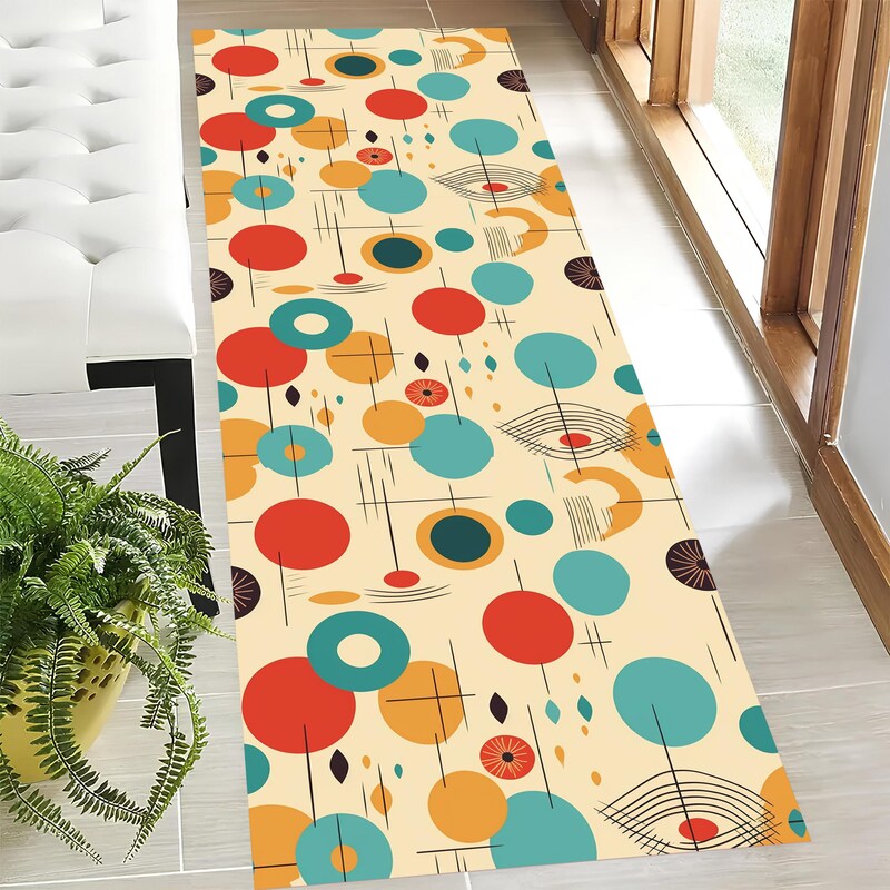 Mid Century Rug - Etsy