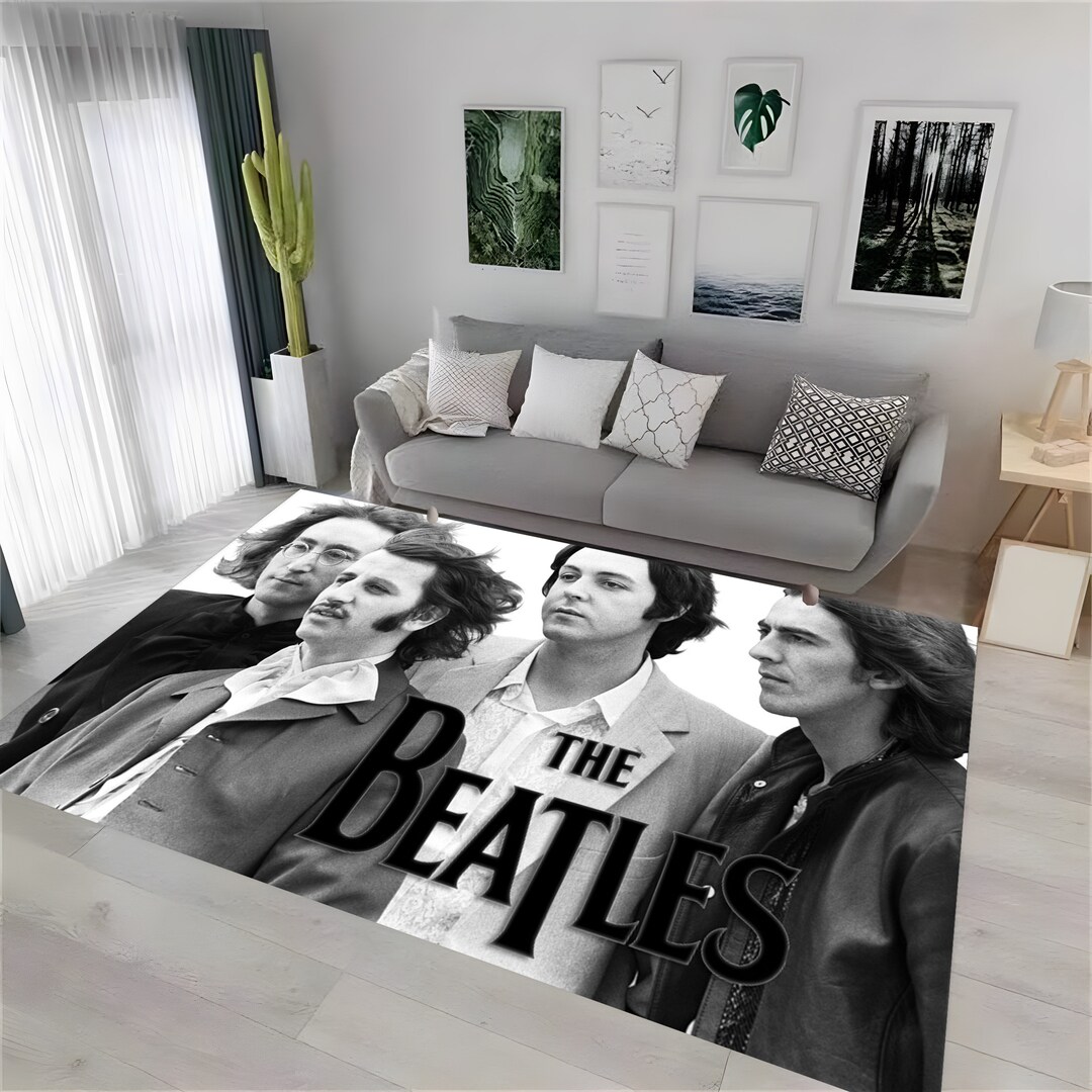 Beatles Art Rug, Beatles Rug, Cool Rug, Gift Rug, Home Decor Rug ...