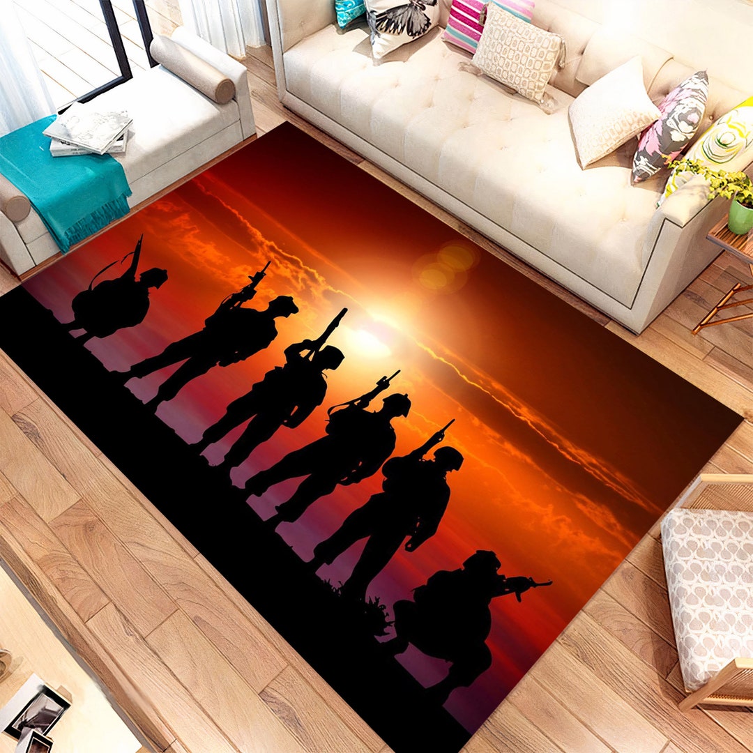 Soldiers Rug,helicopter Rug,operation Rug,battle Rug,military Rug,army ...