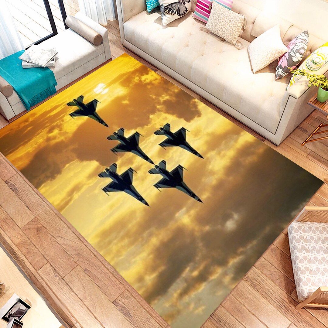 F-15 Rug Jet Fighter Rug Plane Rug War Plane Rugarea - Etsy
