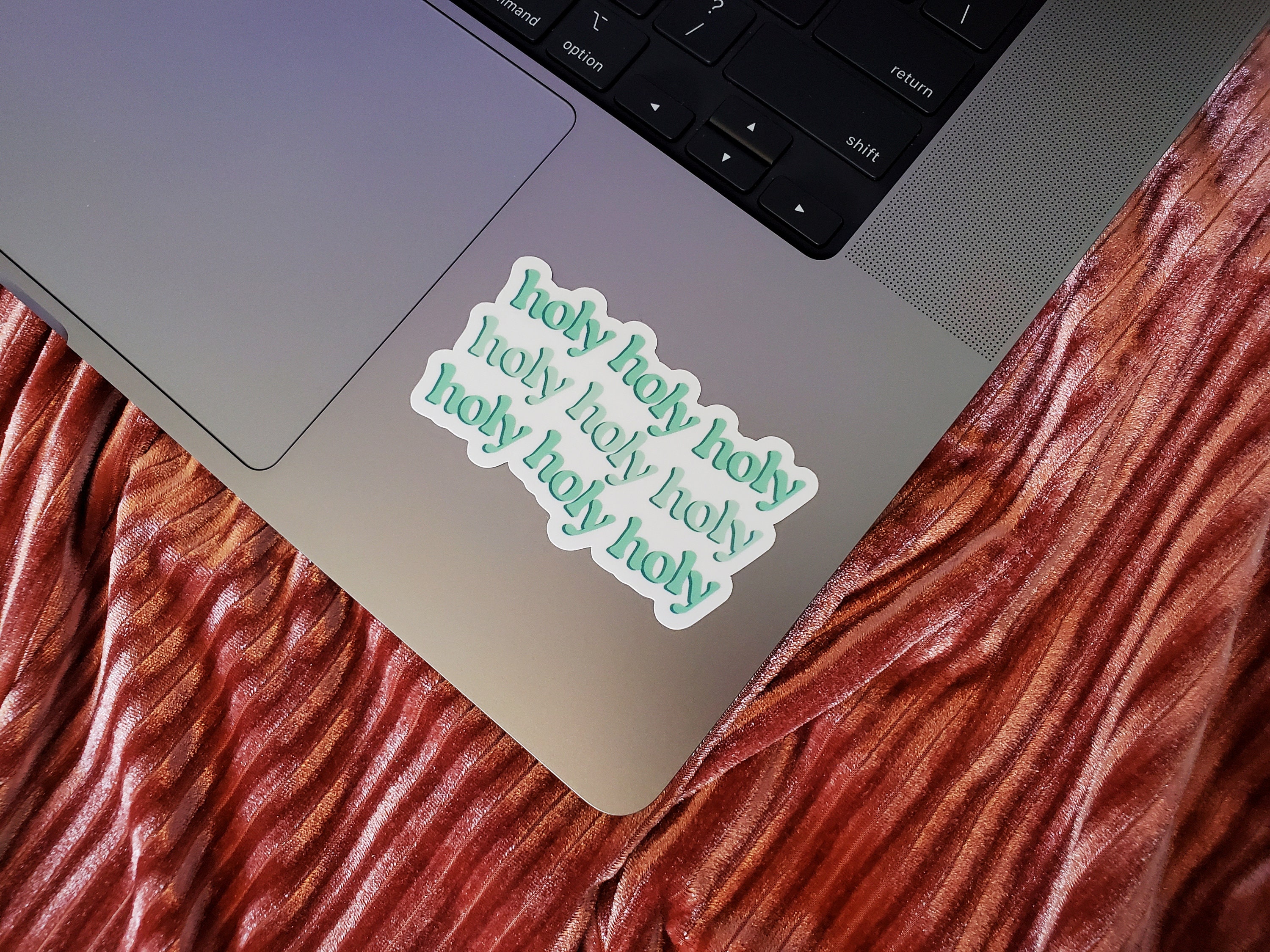 Holy Holy Holy Sticker | Christian Decal | Christian Water Bottle ...