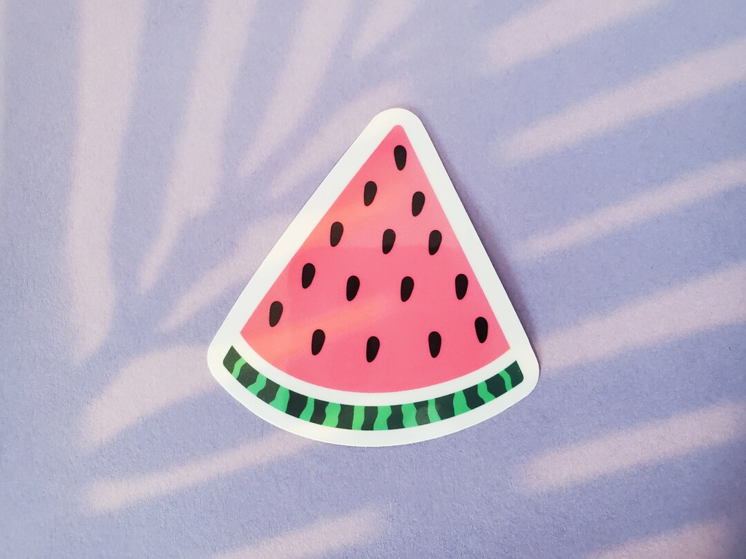 Watermelon Slice Sticker | Cute Fruit Sticker for Laptop | Aesthetic ...