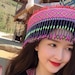 Handmade Hmong Hat, Ethnic Boho Handcrafted Headwear, Vintage Tribal ...