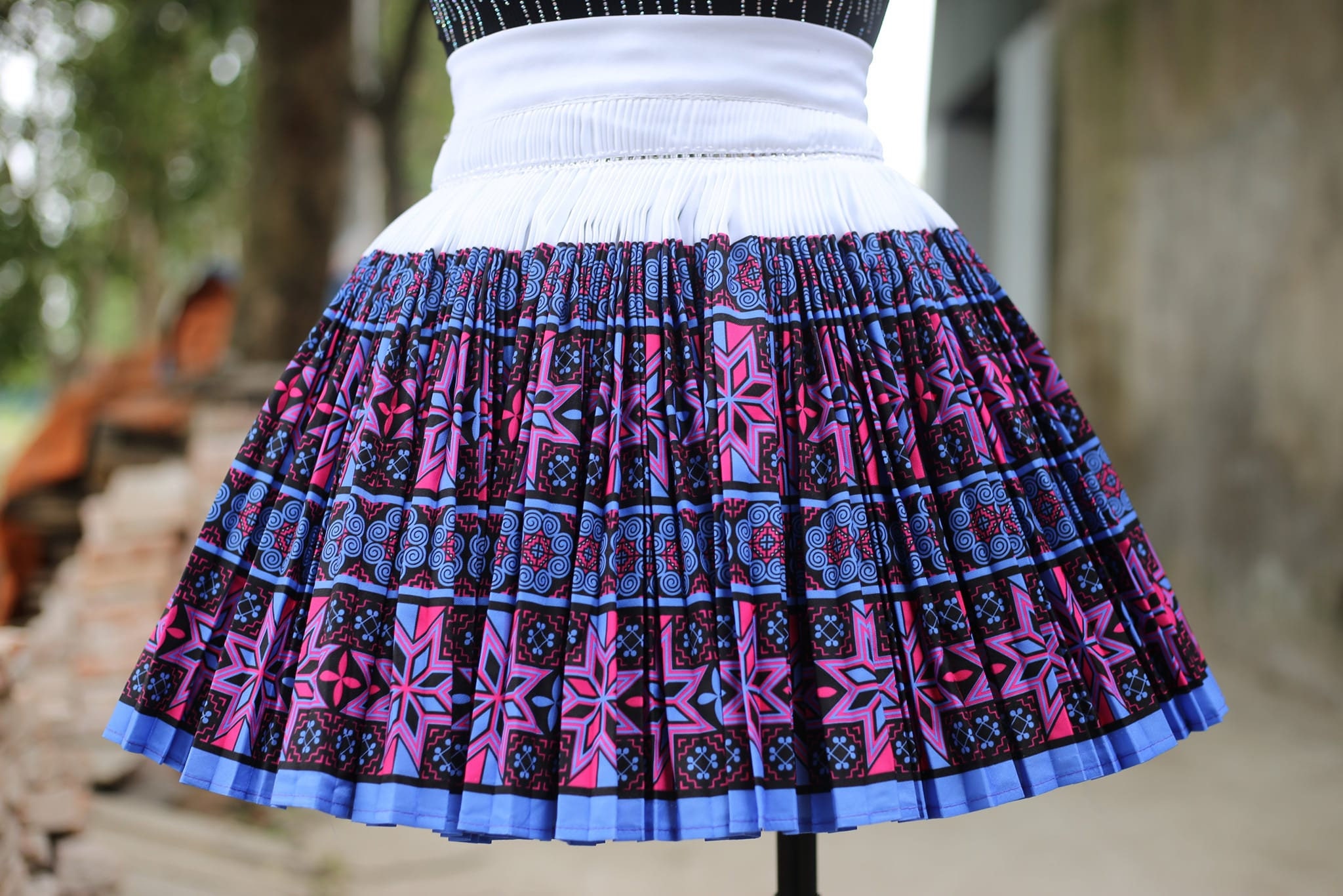 Custom Size Purple Hmong Skirt / Handmade Hill Tribe Skirt / Ethnic ...