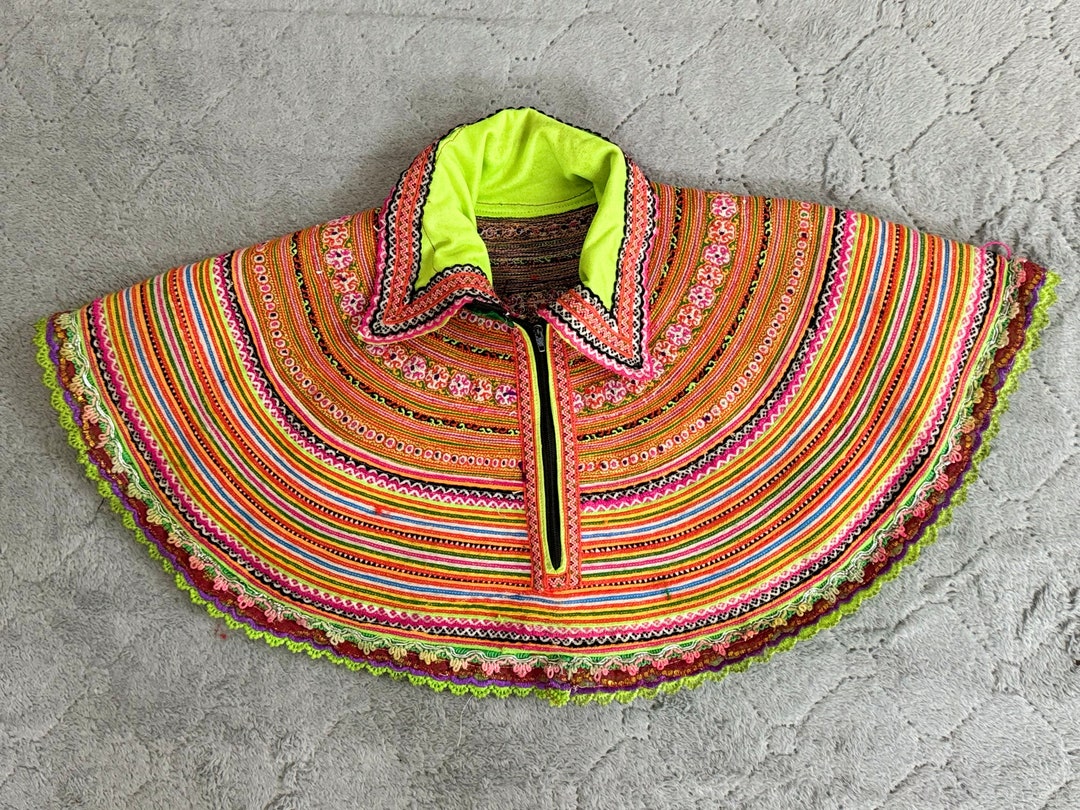 Vintage Hmong Collar, Handmade Traditional Hmong Necklace, Ethnic ...