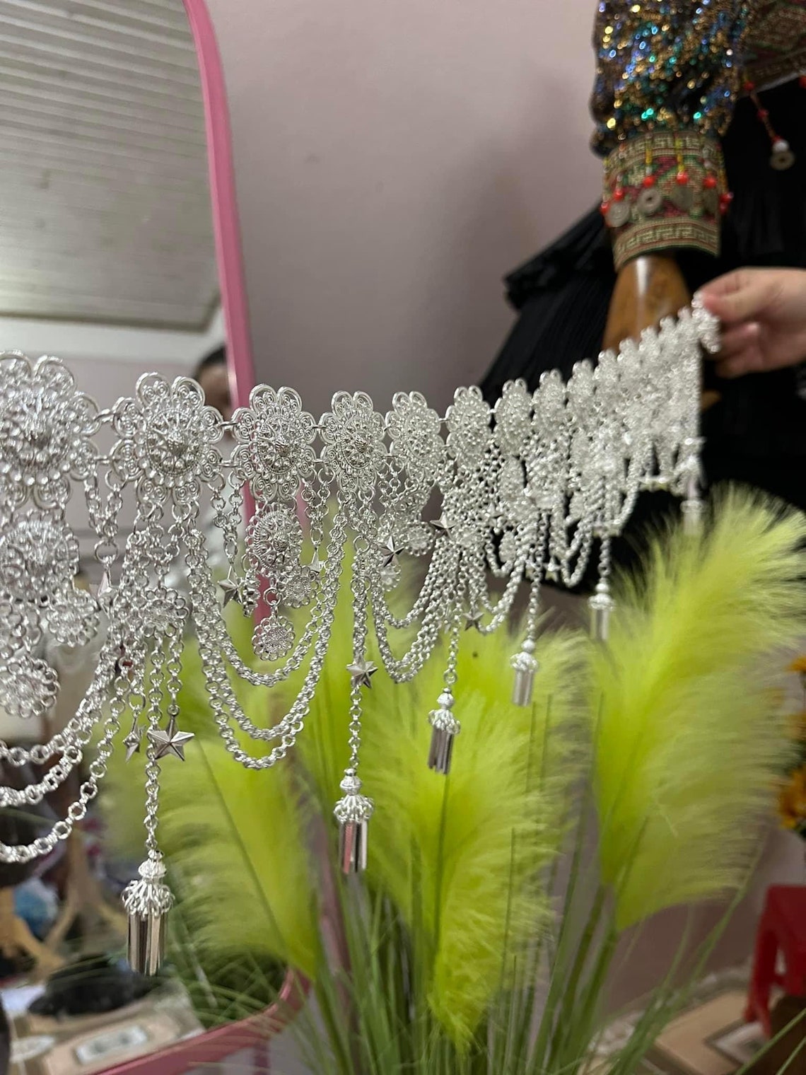 Hmong Silver Belt | Hill Tribe Belt | Exquisite Hmong Ethnic Jewelry ...