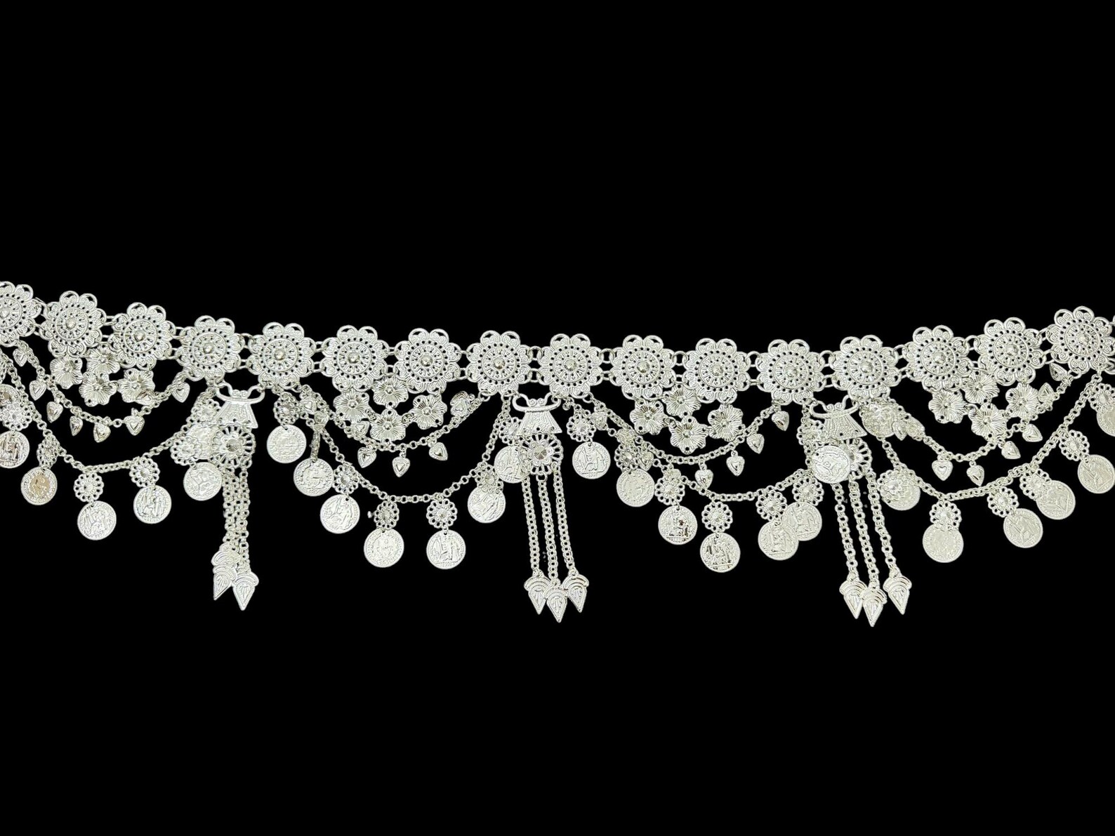 Hmong Silver Belt | Hill Tribe Belt | Exquisite Hmong Ethnic Jewelry ...