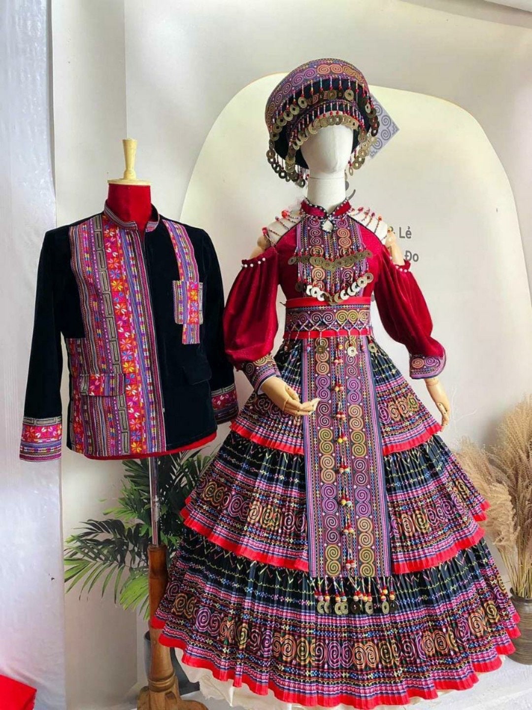 Hmong Dress for Women, Vintage Ethnic Hmong Clothes, Hmong Hill Tribe ...
