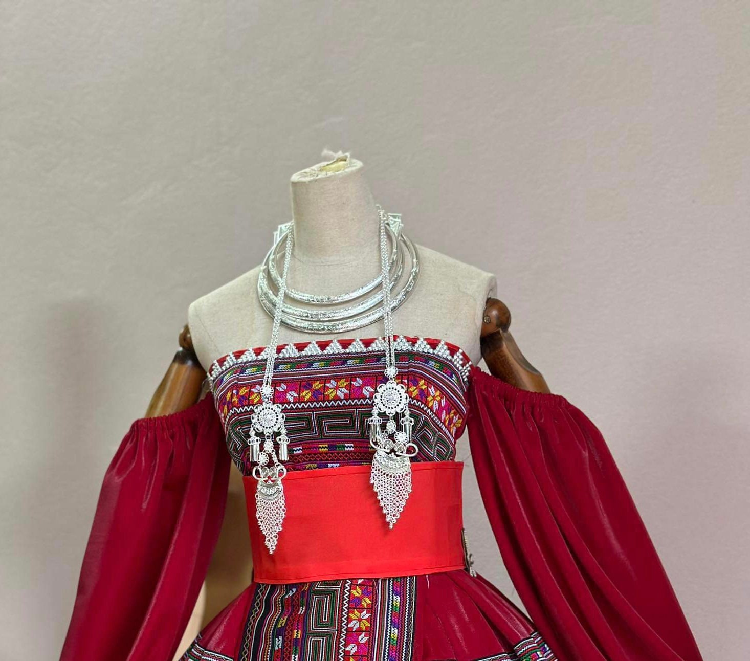 Hmong Silver Necklace Xauv | Hill Tribe Necklace | Traditional Hmong ...