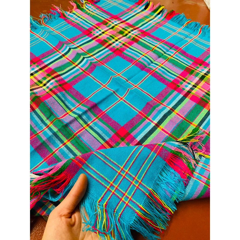 Hmong Head Scarf, Vintage Handmade Square Brocade Scarf, Ethnic Boho ...