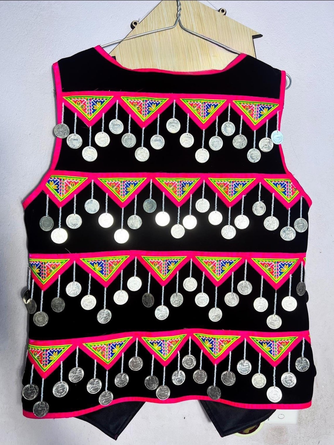 Hmong Embroidered Vest for Men | Handmade Outfit for Men | Hmong Ethnic ...