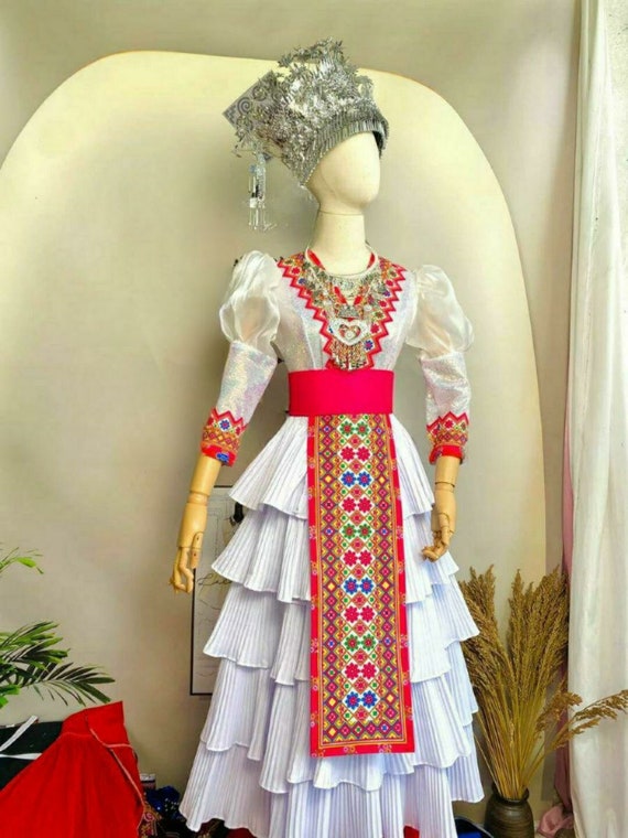 White Hmong Clothes Hmong Ethnic Group