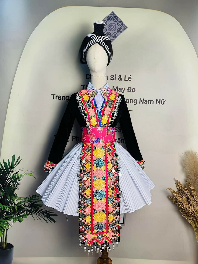 Hmong Dress for Women, Vintage Ethnic Hmong Clothes, Hmong Hill Tribe ...