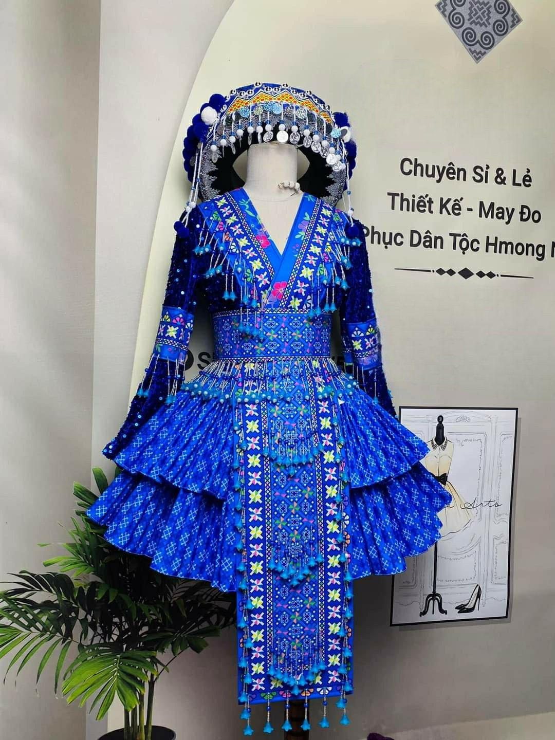 Hmong Dress for Women, Ethnic Hmong Clothes, Handmade Hill Tribe Hmong ...