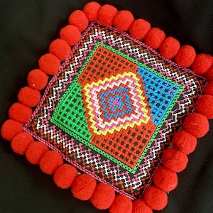 Hmong Outfit for Men | Handmade Embroidered Jacket | Hmong Ethnic ...