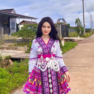 Hmong Silver Belt | Hill Tribe Belt | Exquisite Hmong Ethnic Jewelry ...