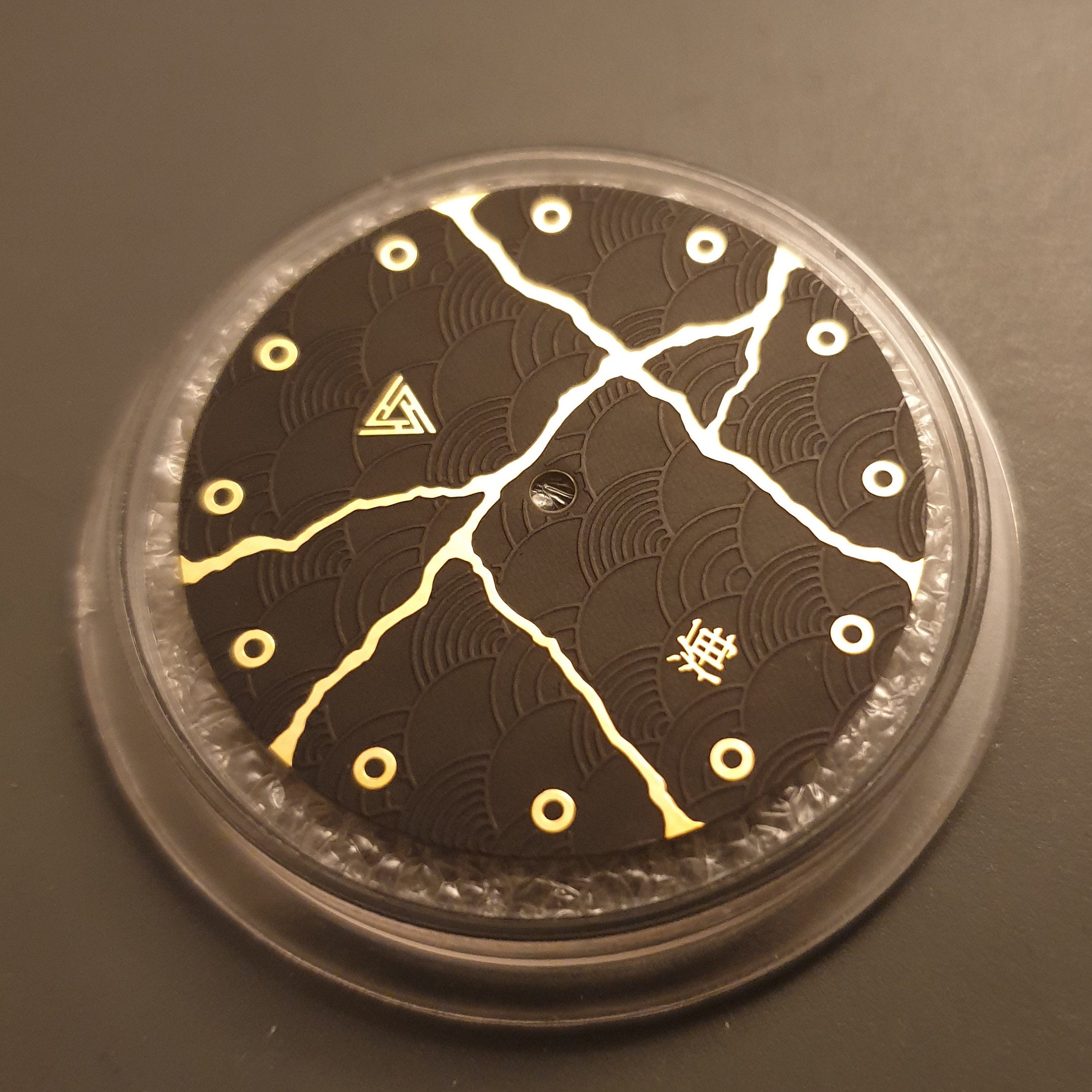 Midnight Kintsugi Watch Dial 28.5mm - Etsy