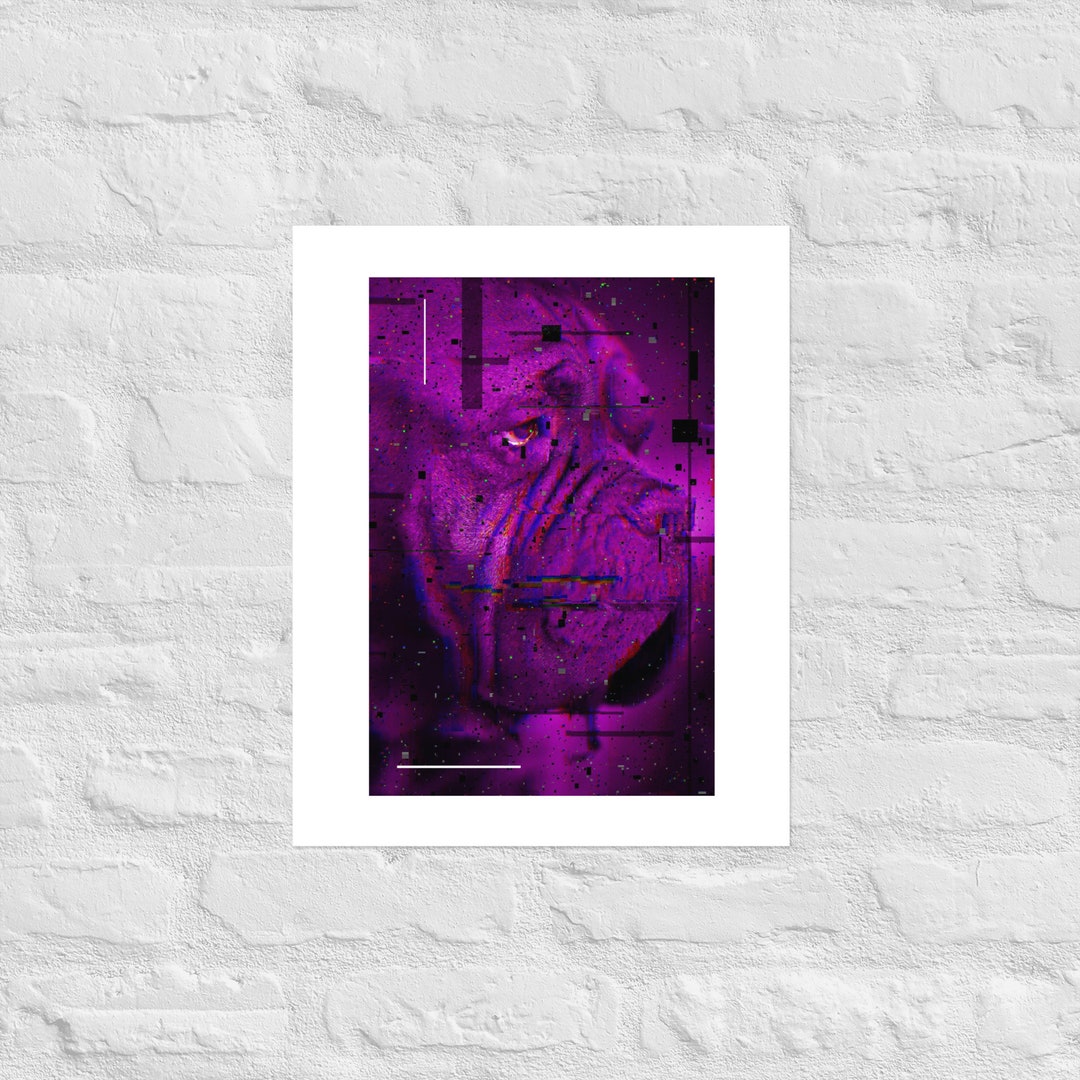 French Mastiff Poster Dog Print Mastiff Lover Gift Unique Art Pet ...