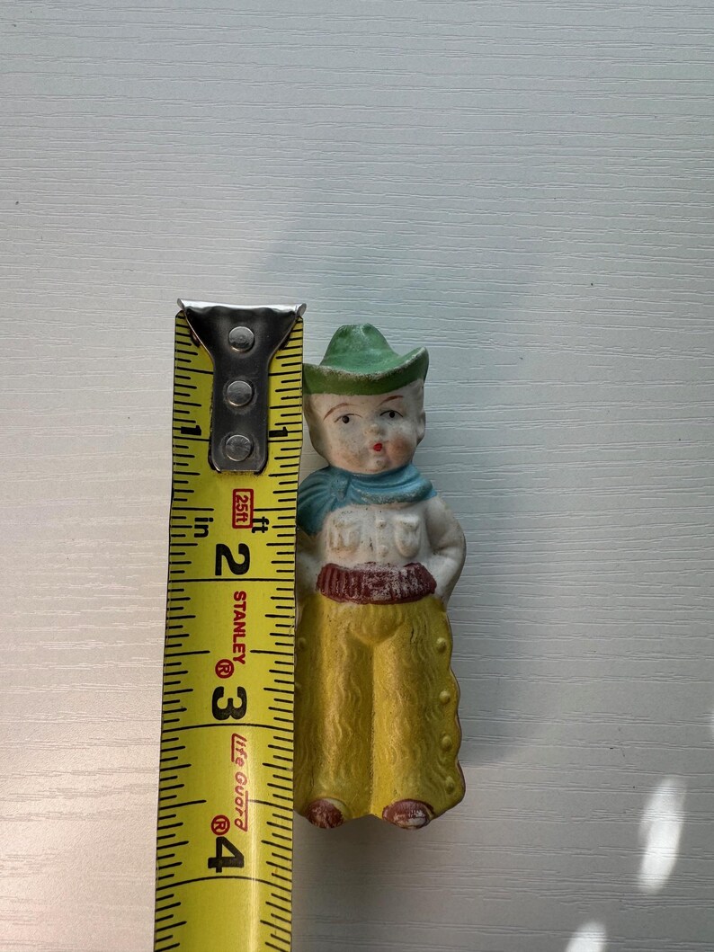 Vintage Bisque Cowboy Doll: Frozen Charlie Penny Doll - Etsy