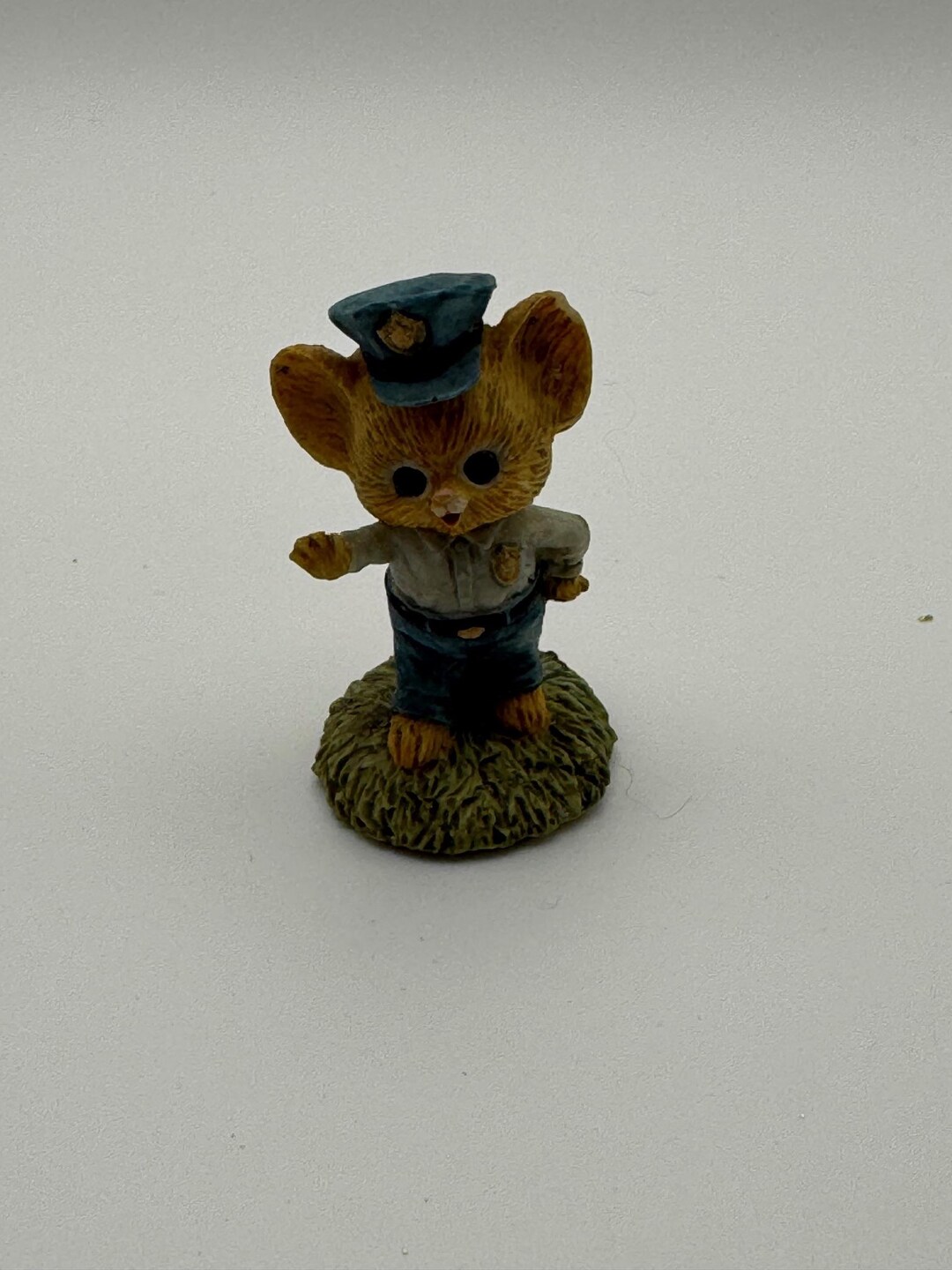 Little Mouse Cop | Mouse Police Officer | Tiny Mouse Figurine | Mouse ...