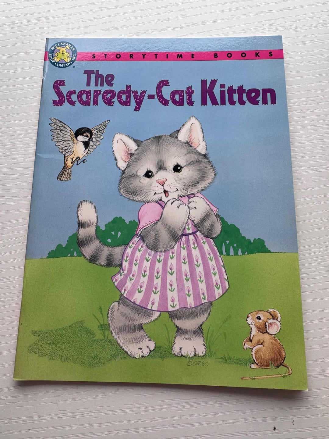 The Scaredy Cat Kitten | the Scaredy Cat Kitten Book | Vintage the ...