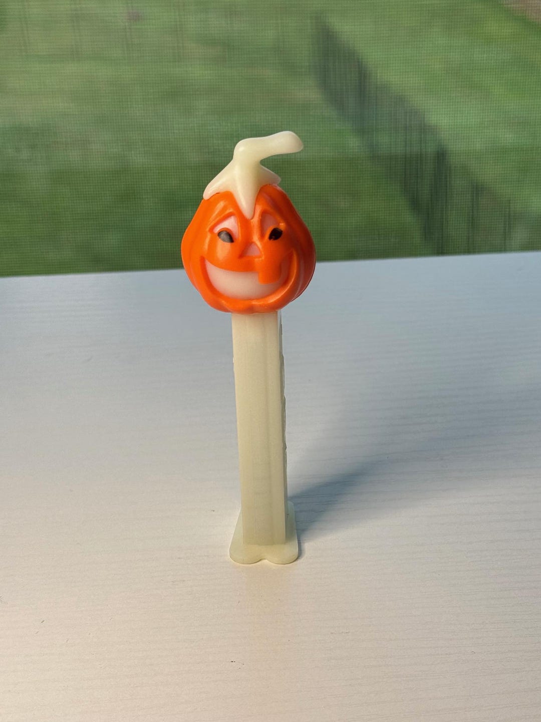 Vintage Glow in the Dark Pumpkin Pez Dispenser - Halloween Collectible ...