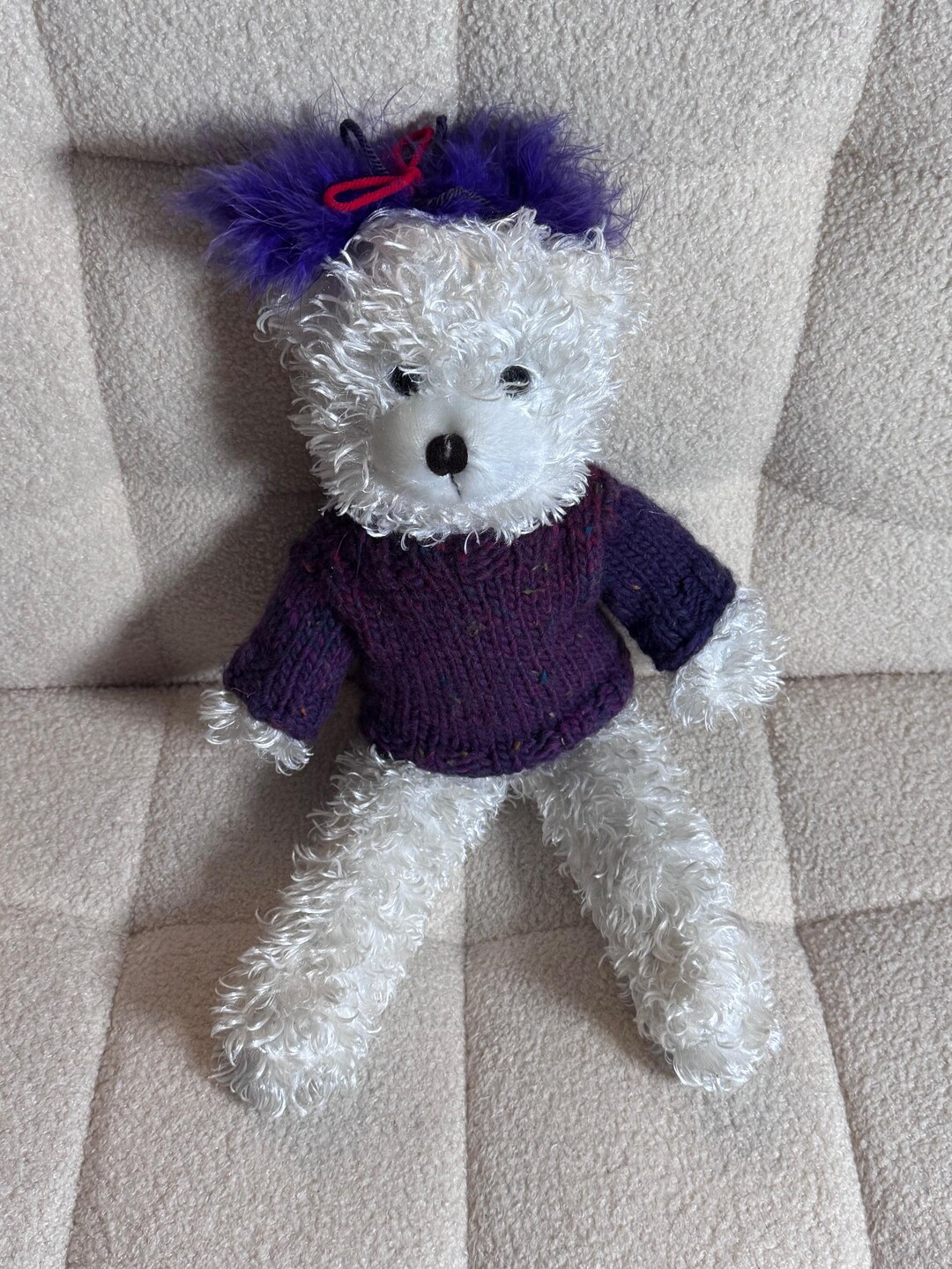 White Teddy Bear | White Teddy Bear Plush | Fancy Teddy Bear Plush ...
