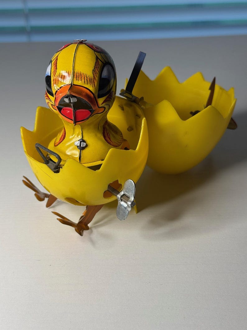 Vintage Shackman Hatching Egg Chicken Toy: 1950s Windup - Etsy