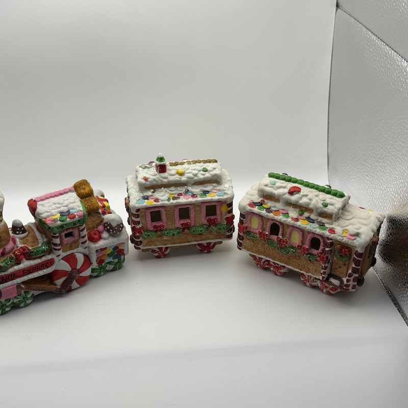 Glitter Christmas Train - Etsy