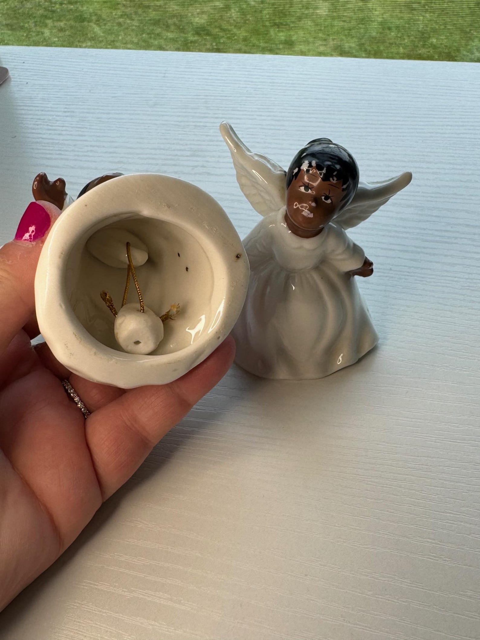 Ceramic Bell Cherubs | Vintage Angel Bells | African American Cherubs ...