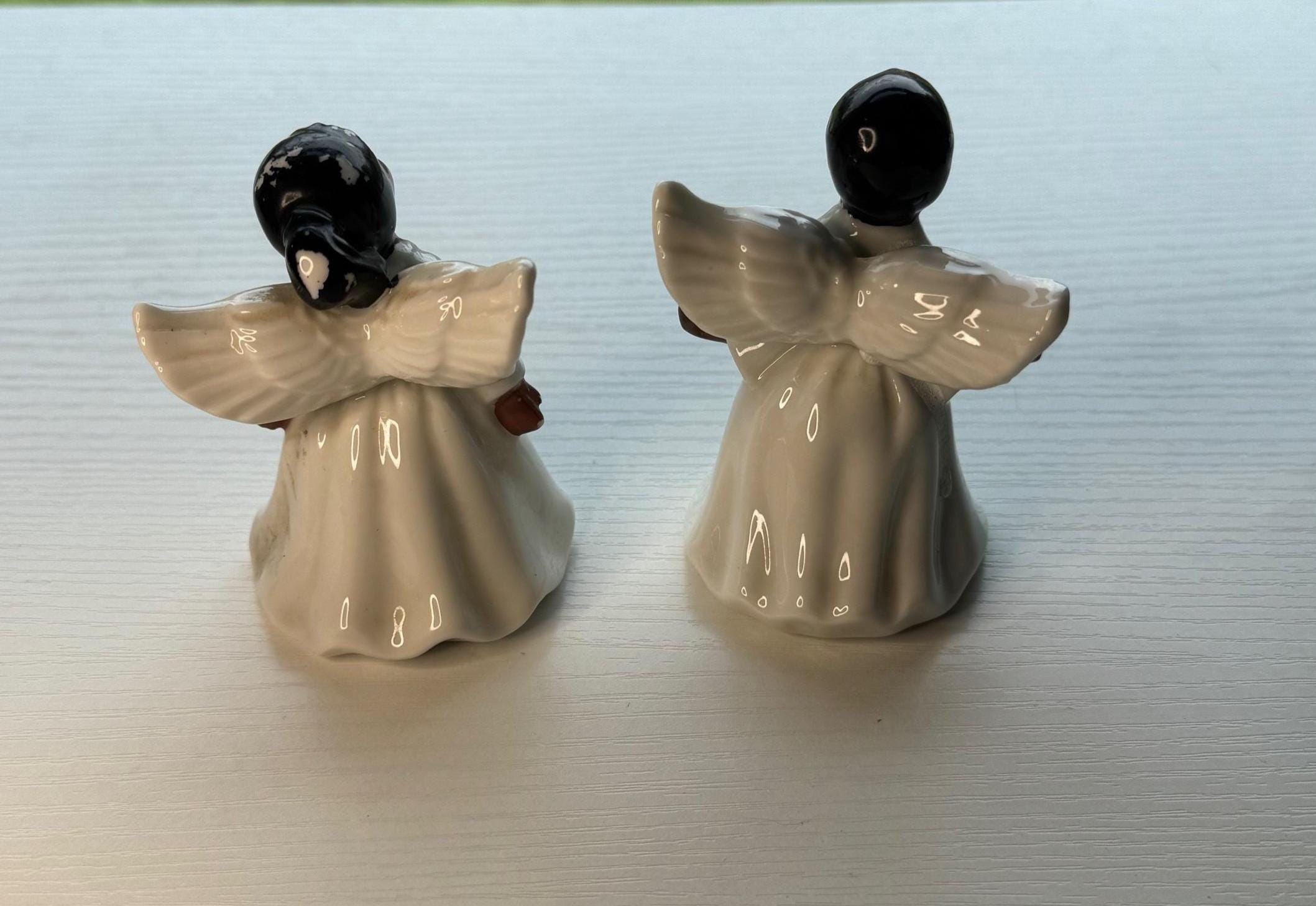Ceramic Bell Cherubs | Vintage Angel Bells | African American Cherubs ...