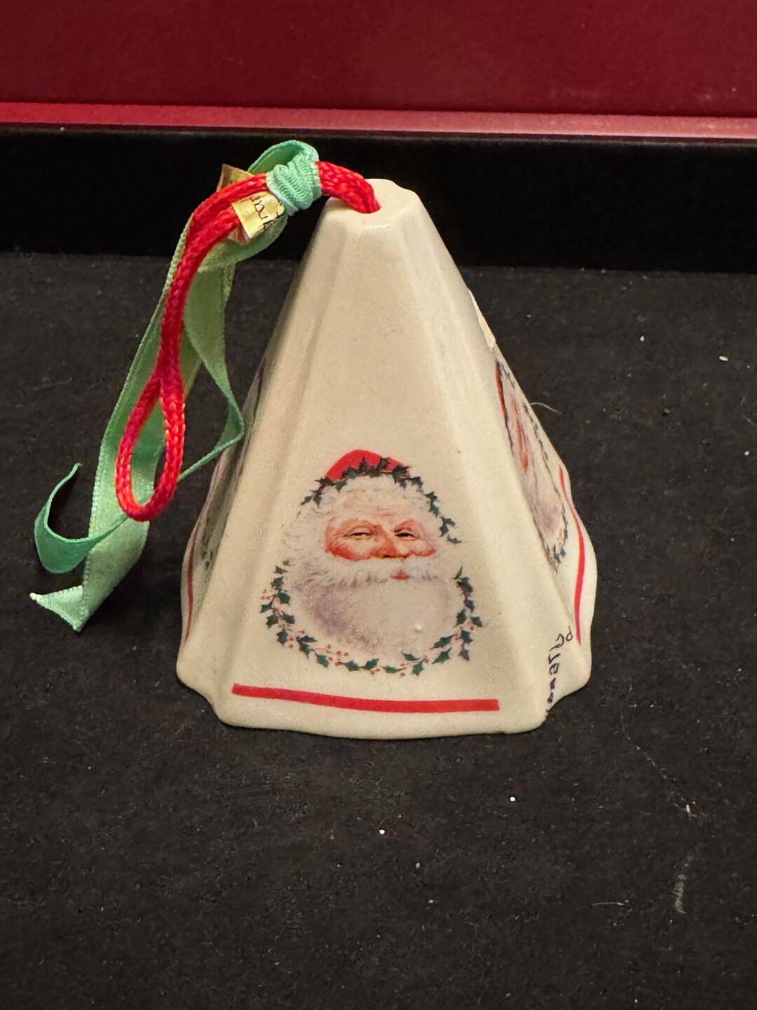 Vintage Porcelain Santa Potpourri Bell | Festive Fragrant Decor - Etsy
