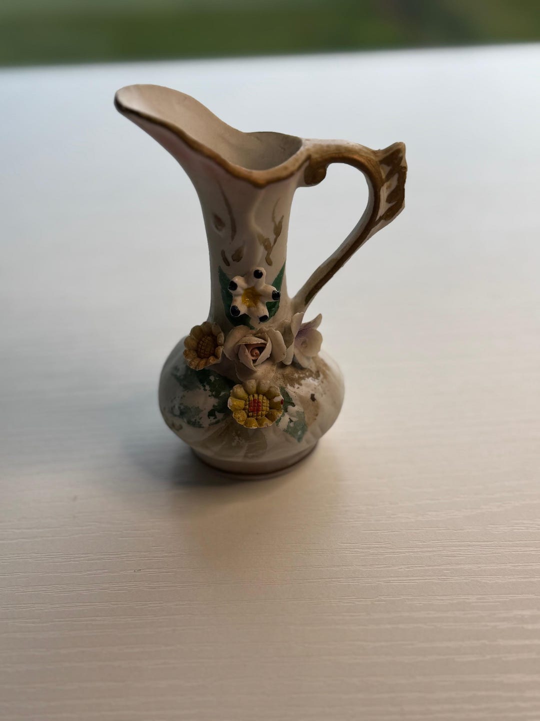 Miniature Porcelain Pitcher | Vintage Porcelain Pitcher | Small ...