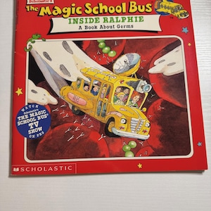 The Magic School Bus Book | A Book About Germs | Vintage Magic School ...