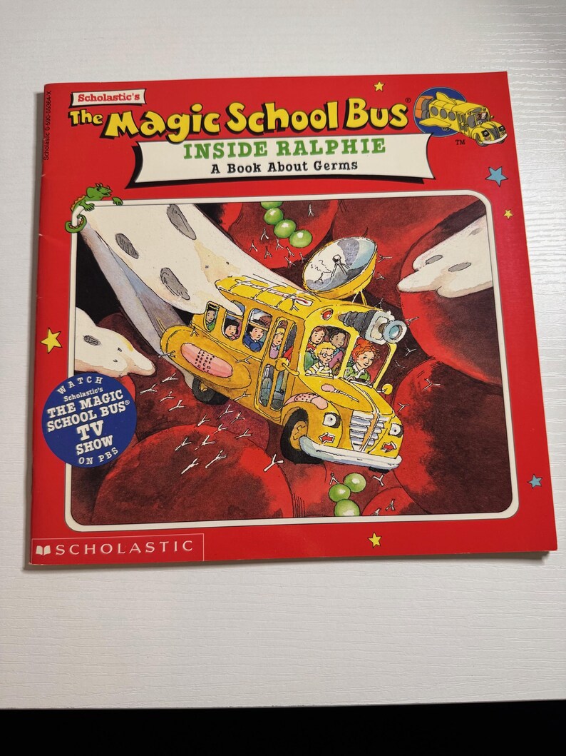 The Magic School Bus Book | A Book About Germs | Vintage Magic School ...
