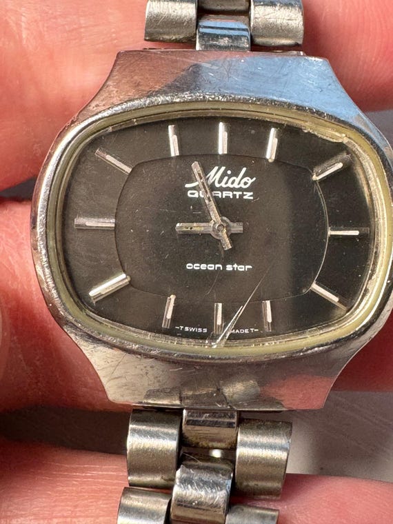 Vintage Mido Quartz Ocean Star Watch | Vintage Mido Q… - Gem